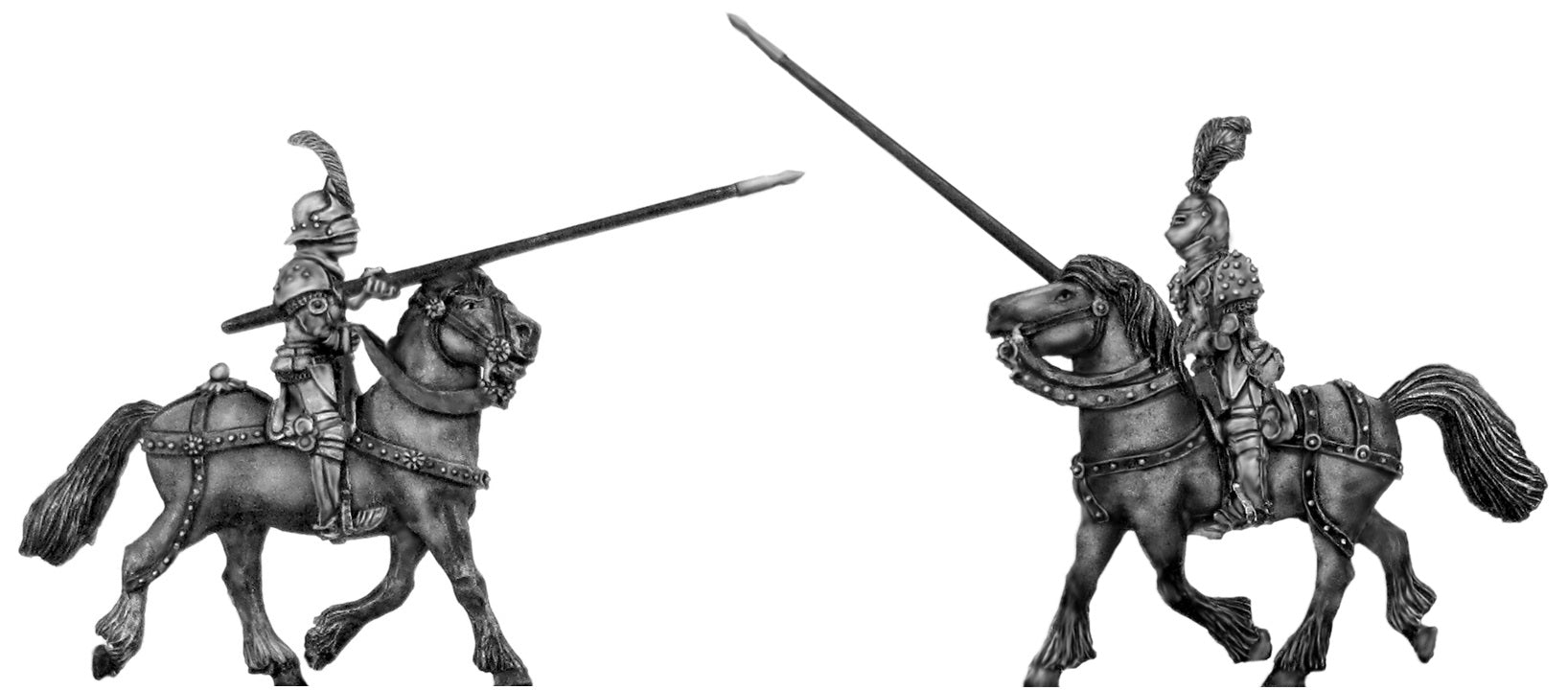 Mounted Men-at-arms (28mm) | Eureka Miniatures UK